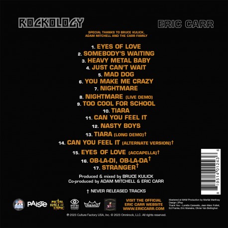 Eric Carr - Rockology - RSD 2023 (CD)