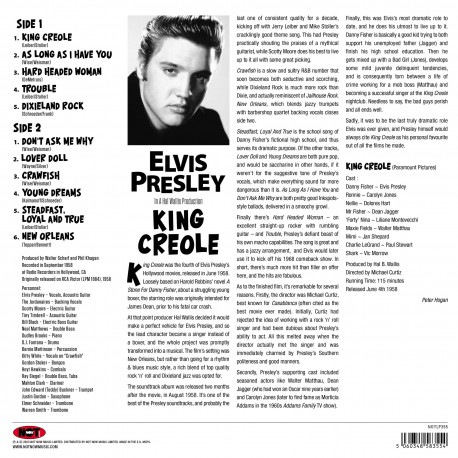 Elvis Presley - King Creole (OST) - Vinyle Transparent - Not Now Music