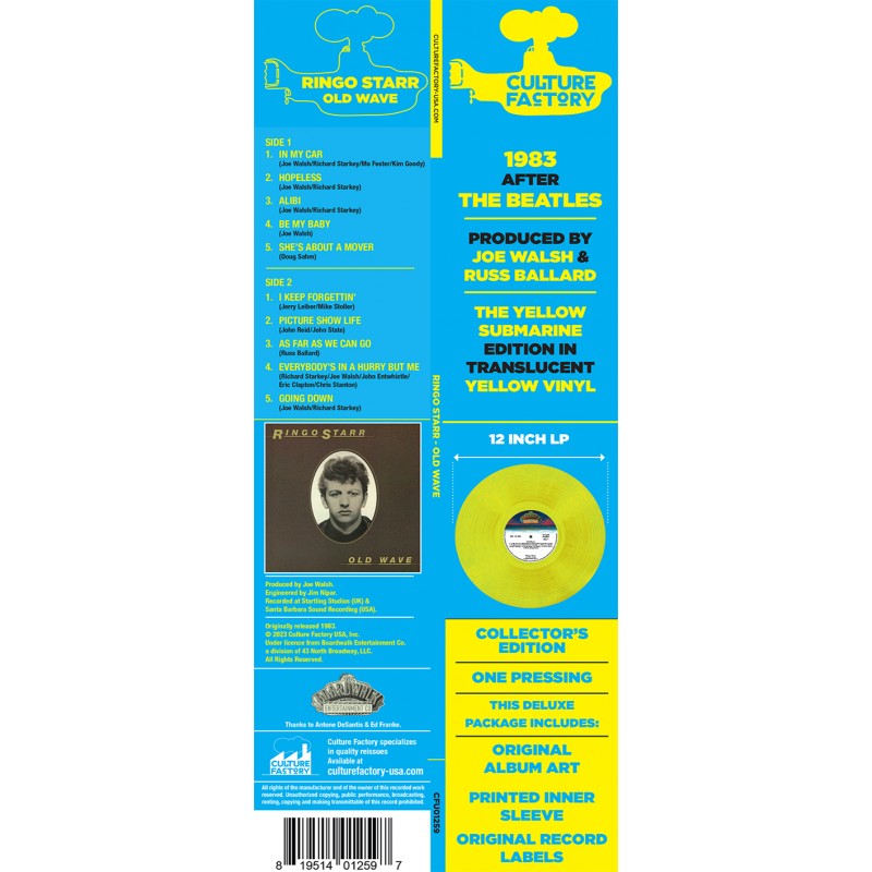 Ringo Starr - Old Wave - Yellow Submarine Edition (Vinyle)
