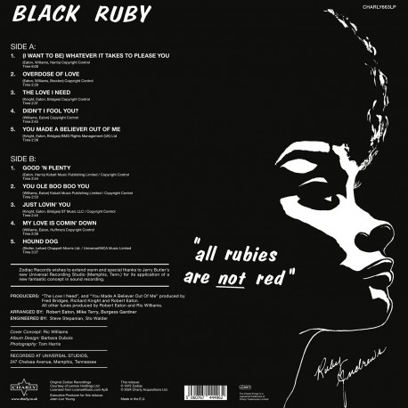 Ruby Andrews - Black Ruby (Vinyle)