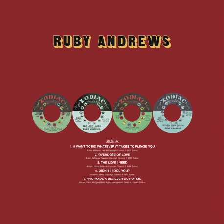 Ruby Andrews - Black Ruby (Vinyle)