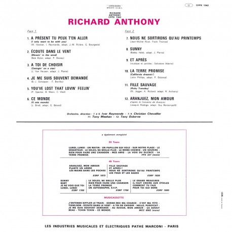 Richard Anthony - Aranjuez Mon Amour (CD Mini LP)