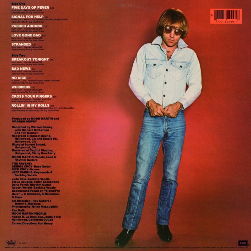 Moon Martin - Street Fever (CD Mini LP)